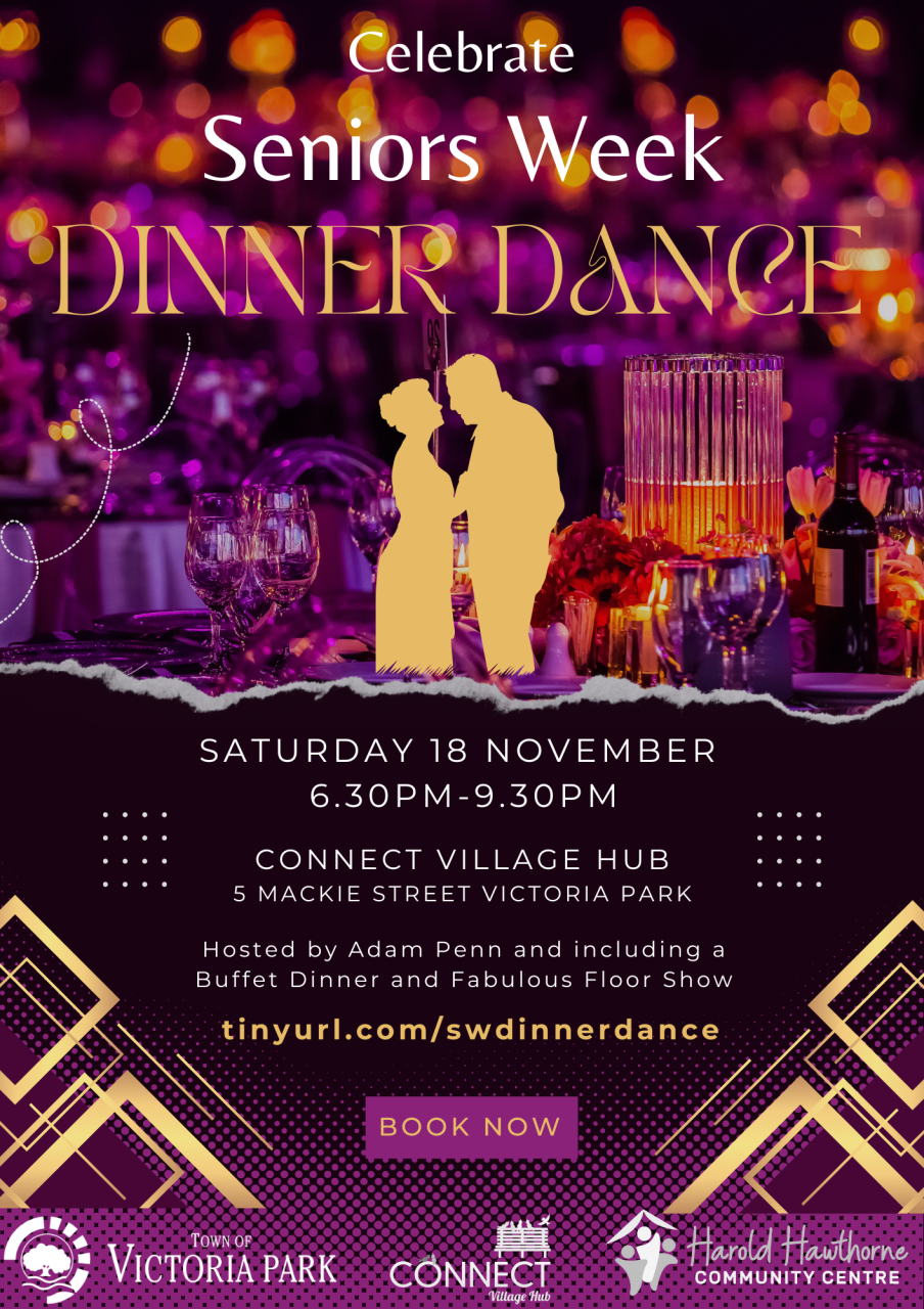 Senior's Week Dinner Dance » Victoria Park Leisure Centre